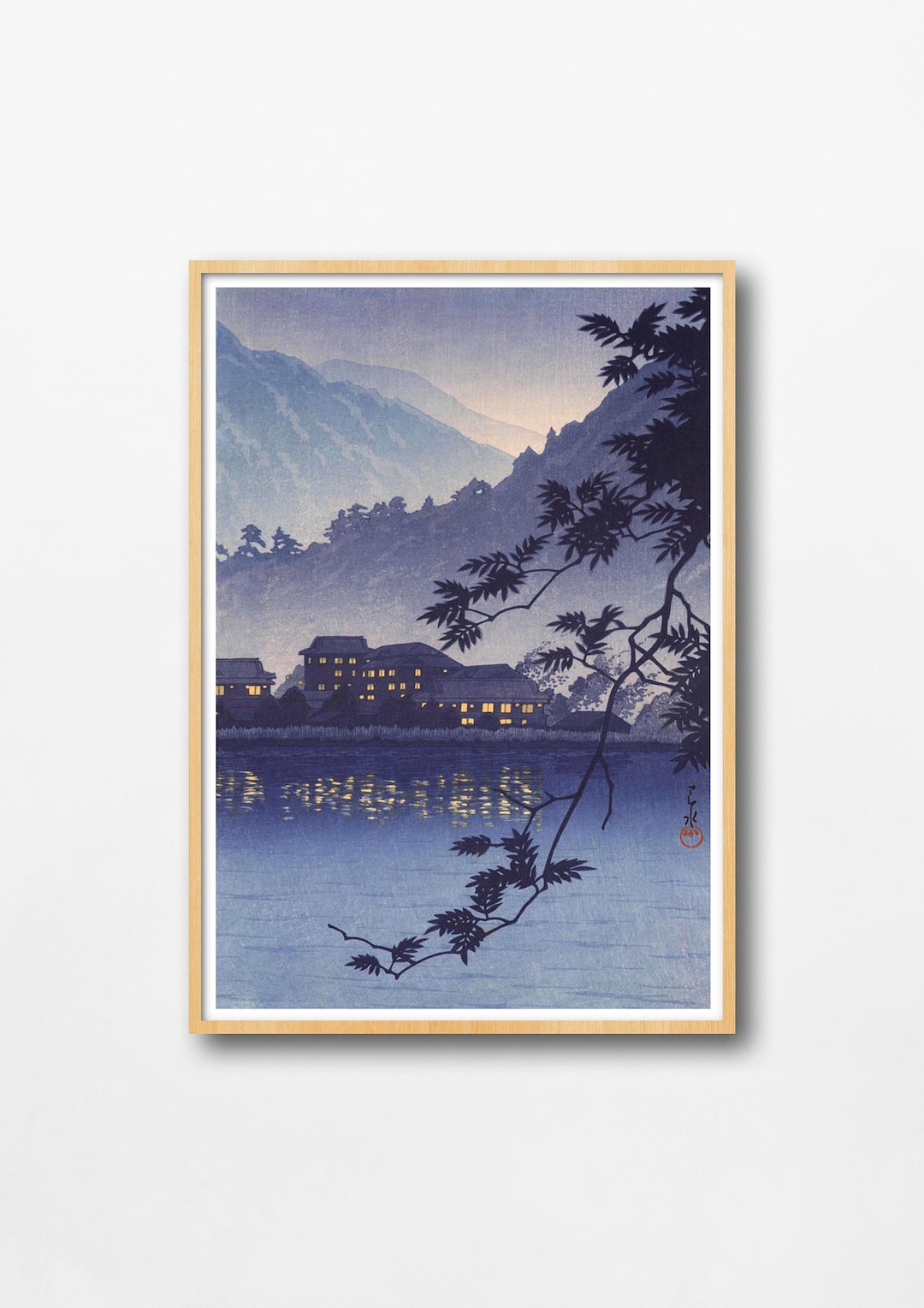 Vintage Print Japan Poster Wall Decoration Kawase Hasui Nikko Umoto ...