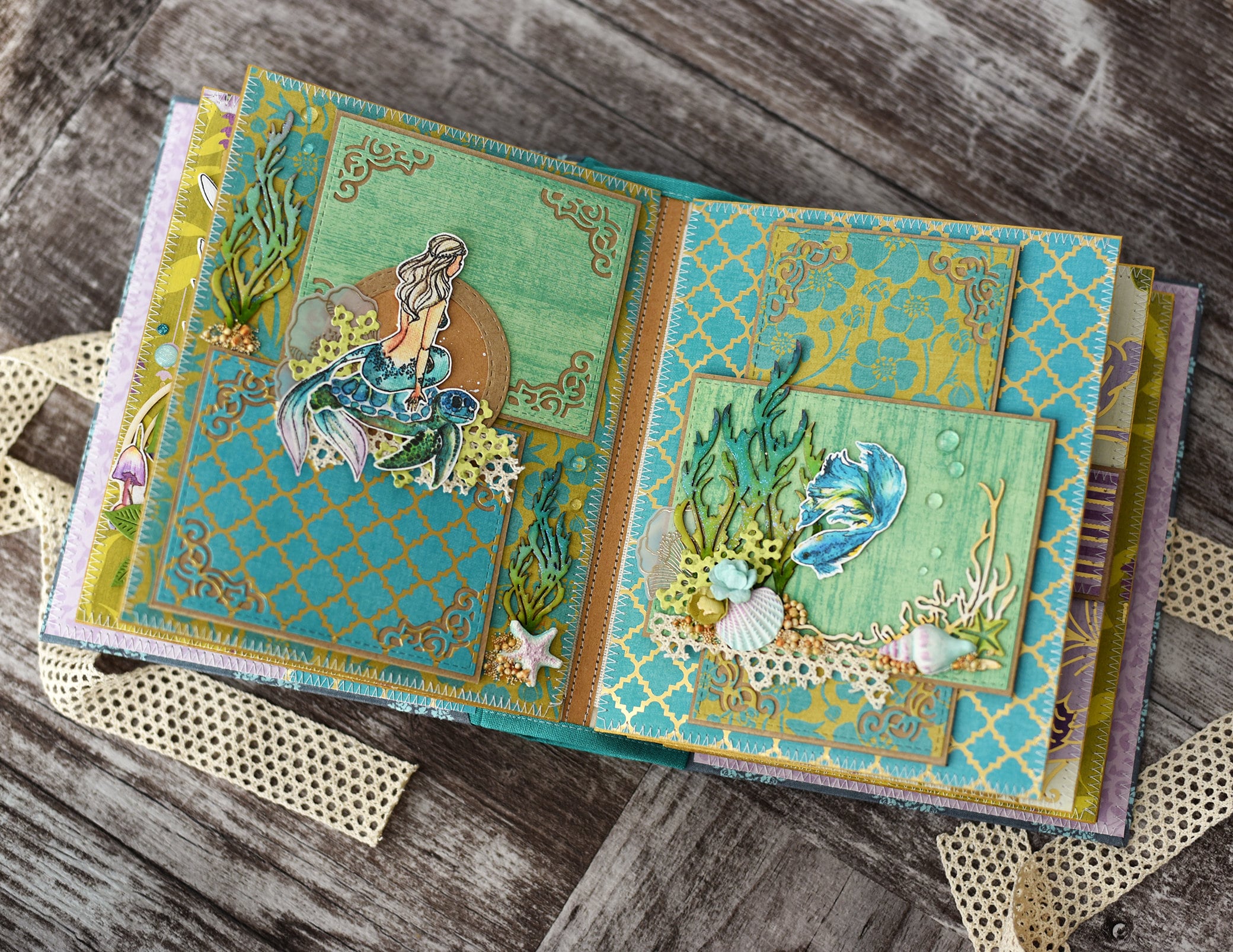 Scrapbook Album Tutorial Binding Album Video Tutorial Diy Etsy