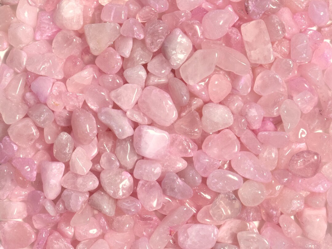 Rose Quartz Pebbles - Etsy