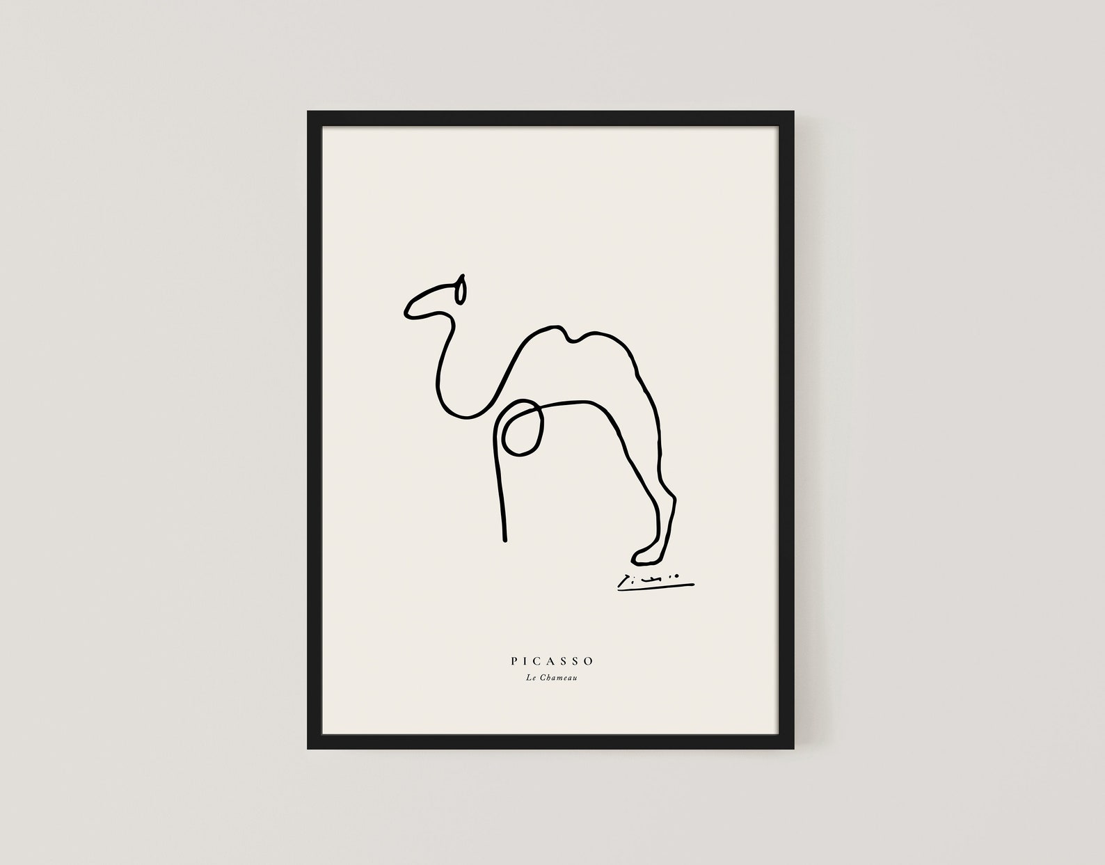 Picasso Camel Poster Camel Wall Art Abstract Sketch Picasso Art Camel Poster Physical Art Print ...