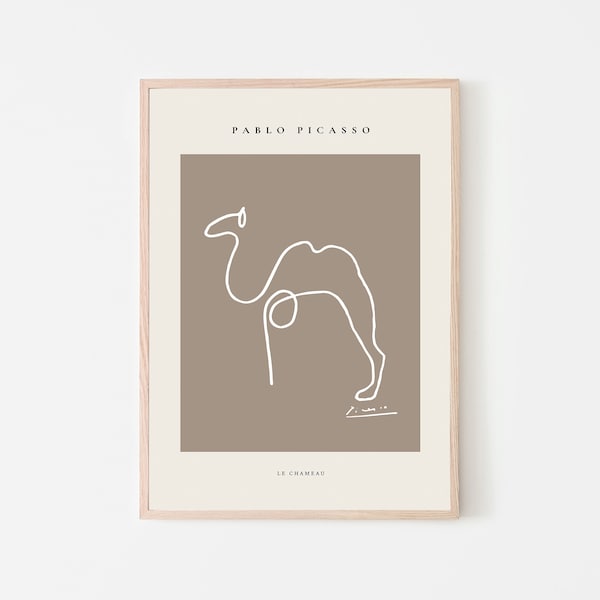 Picasso Camel Print - Etsy