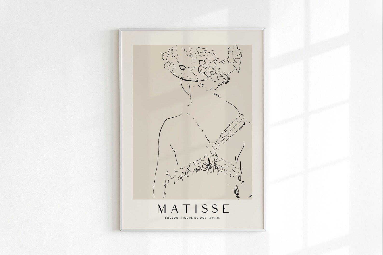 HENRI MATISSE Matisse Portrait Poster Portrait Wall Art Minimal Line ...