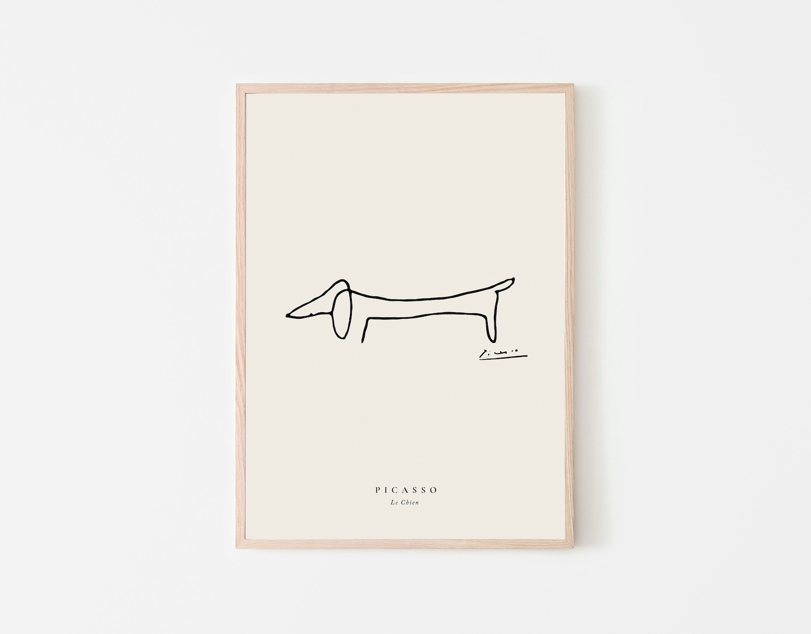 PABLO PICASSO | Picasso Dog Poster | Abstract Sketch | Dachshund Wall ...