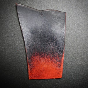Walpier Buttero Burro Black Ghost Wax Leather Panels - Etsy
