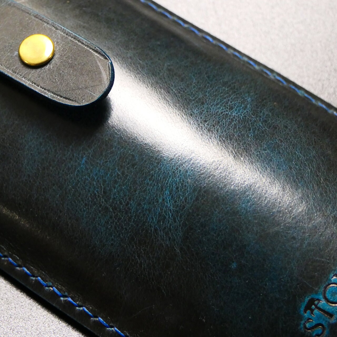 Walpier Buttero Burro Black Ghost Wax Leather Panels - Etsy