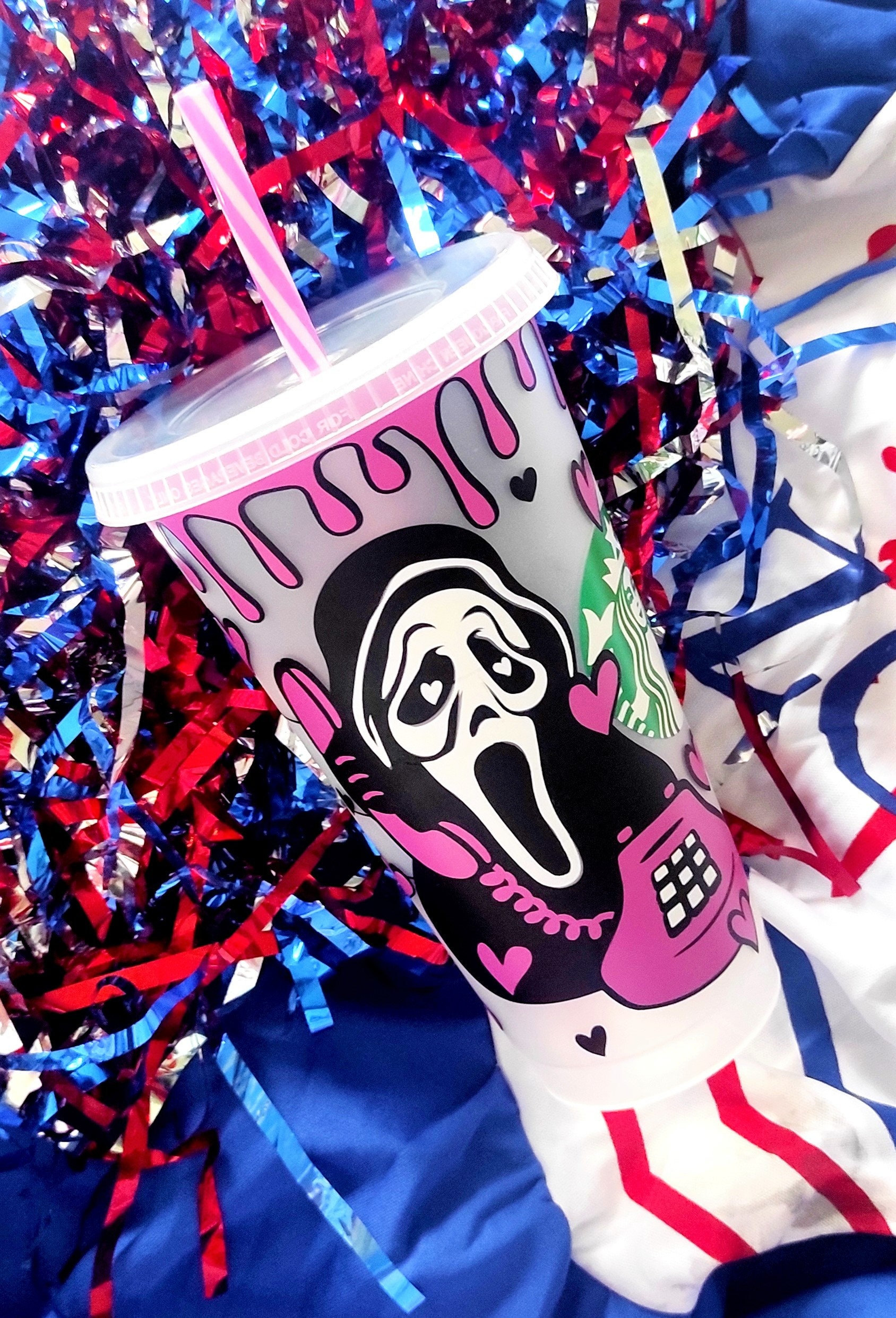 Starbucks Cold Cup UK Halloween Scream Inspired Ghost - Etsy UK