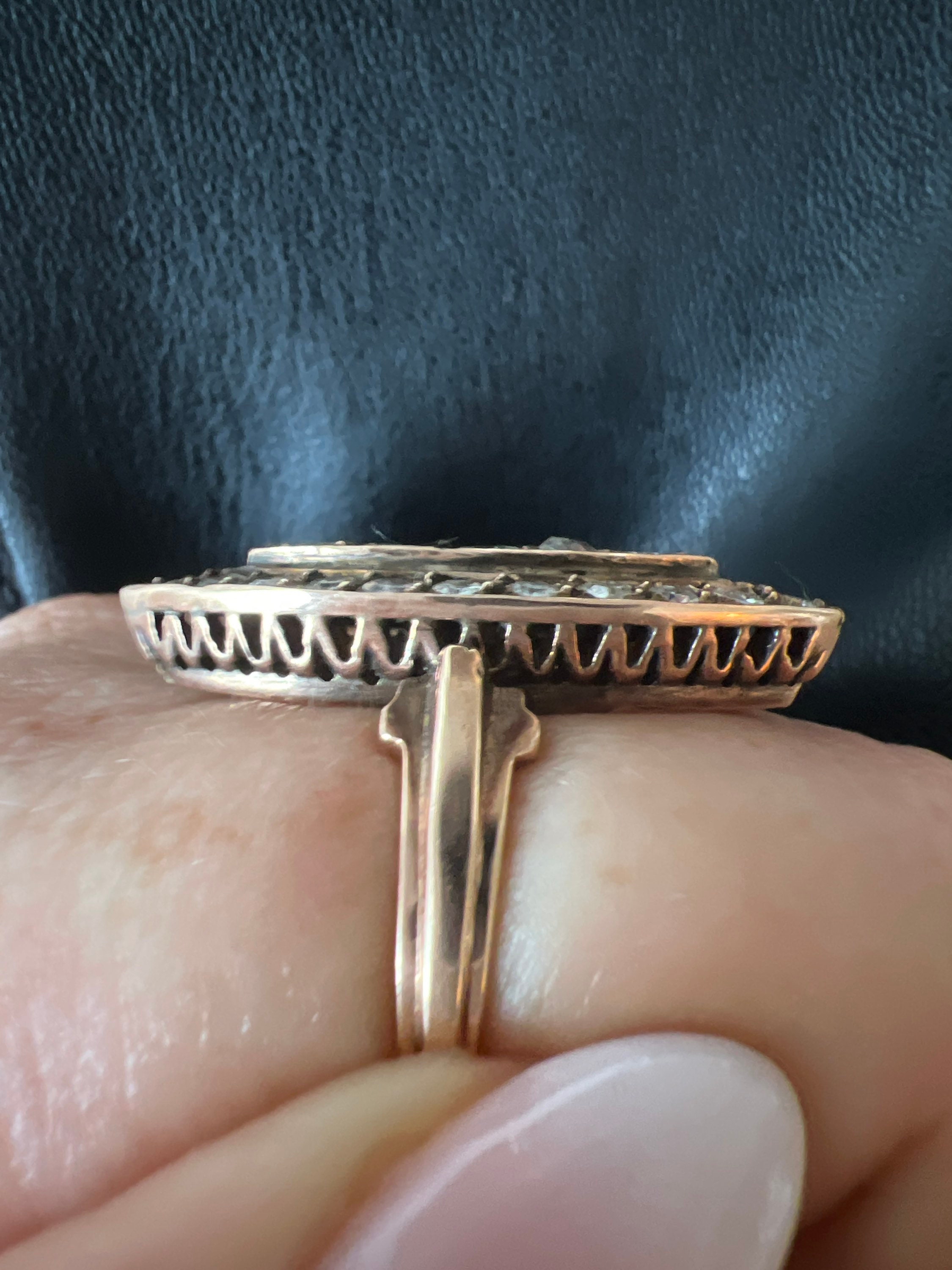 Victorian Navette Diamond Ring - Etsy