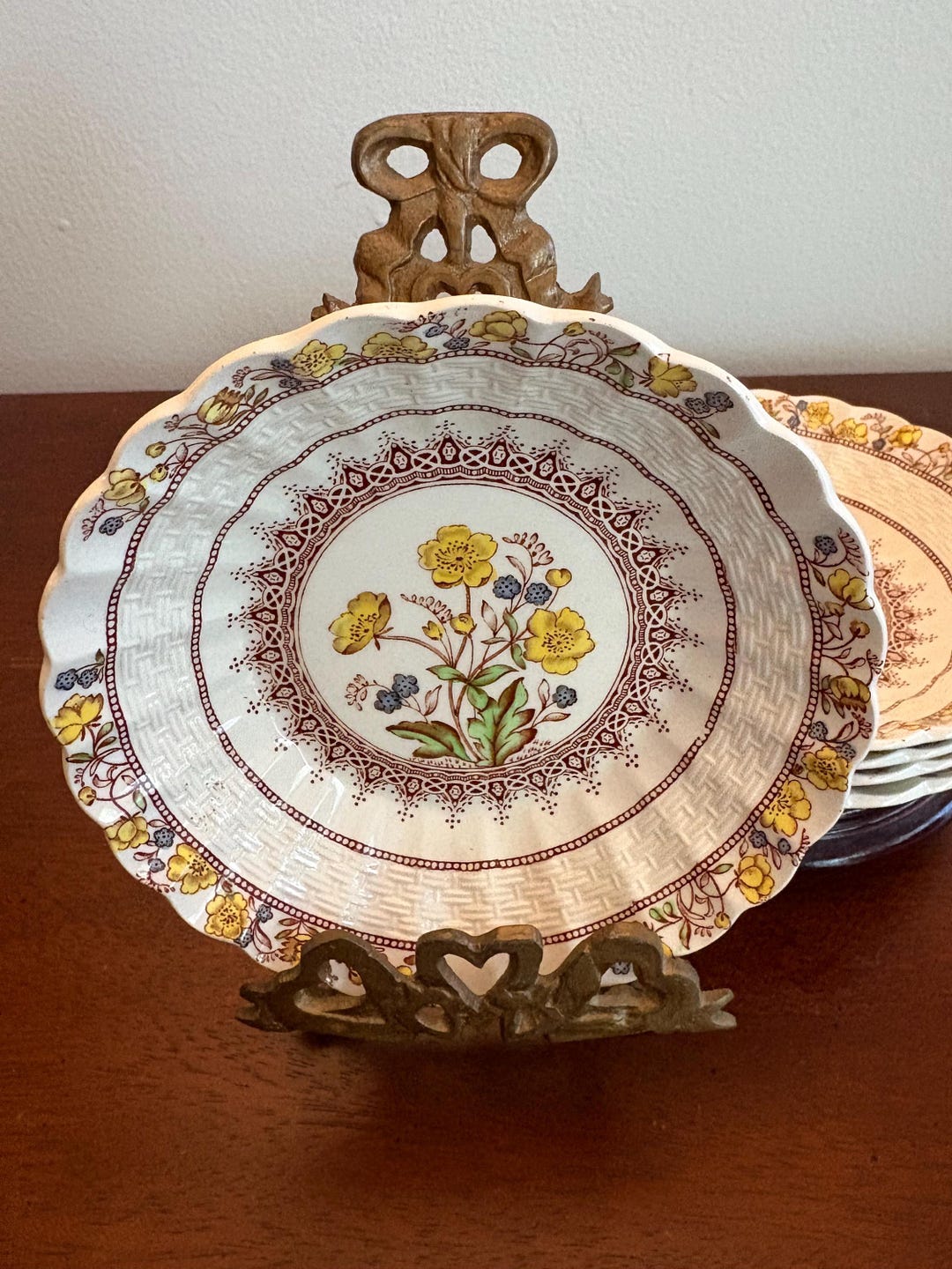 Copeland SPODE China Fruit Bowl Pattern Buttercup - Etsy