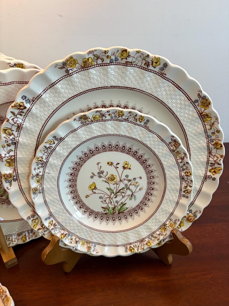 Copeland SPODE China Salad Plate Pattern Buttercup - Etsy