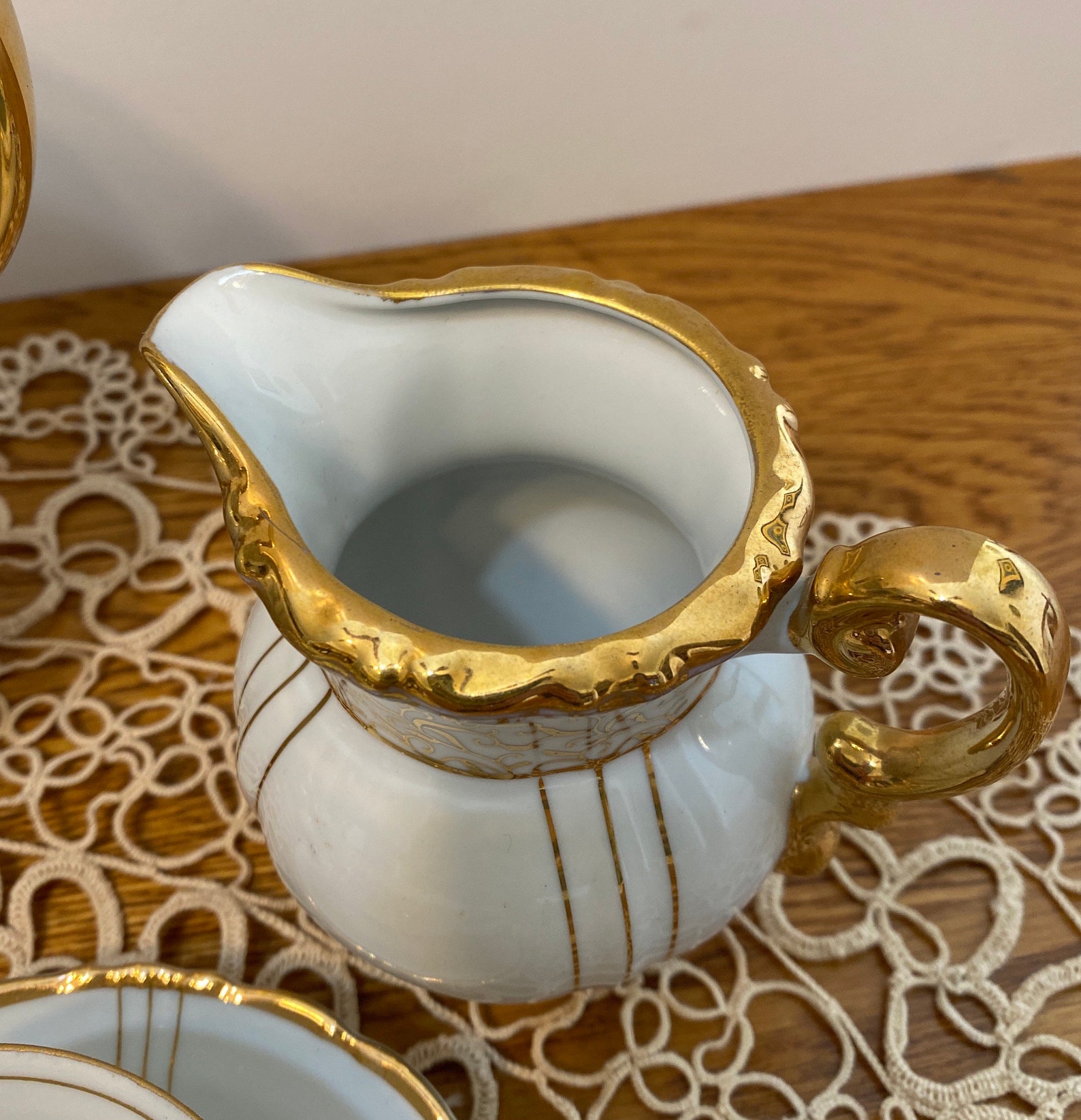 Vintage Tea Set/seyei Fine China/1030/9 Pieces - Etsy