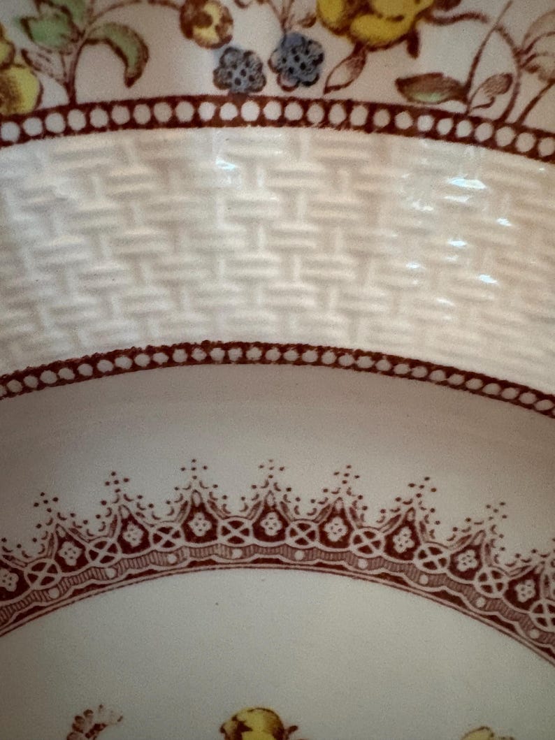 Copeland SPODE China Salad Plate Pattern Buttercup - Etsy