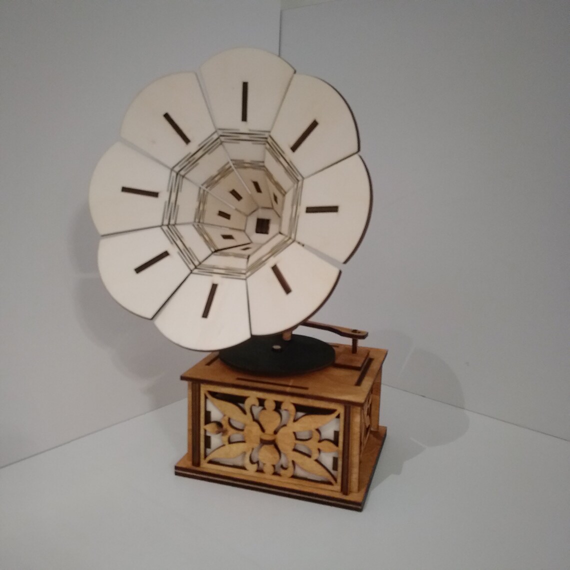 Gramophone Laser Ready File Lbrn Svg Ai Dfx Formats Included | Etsy