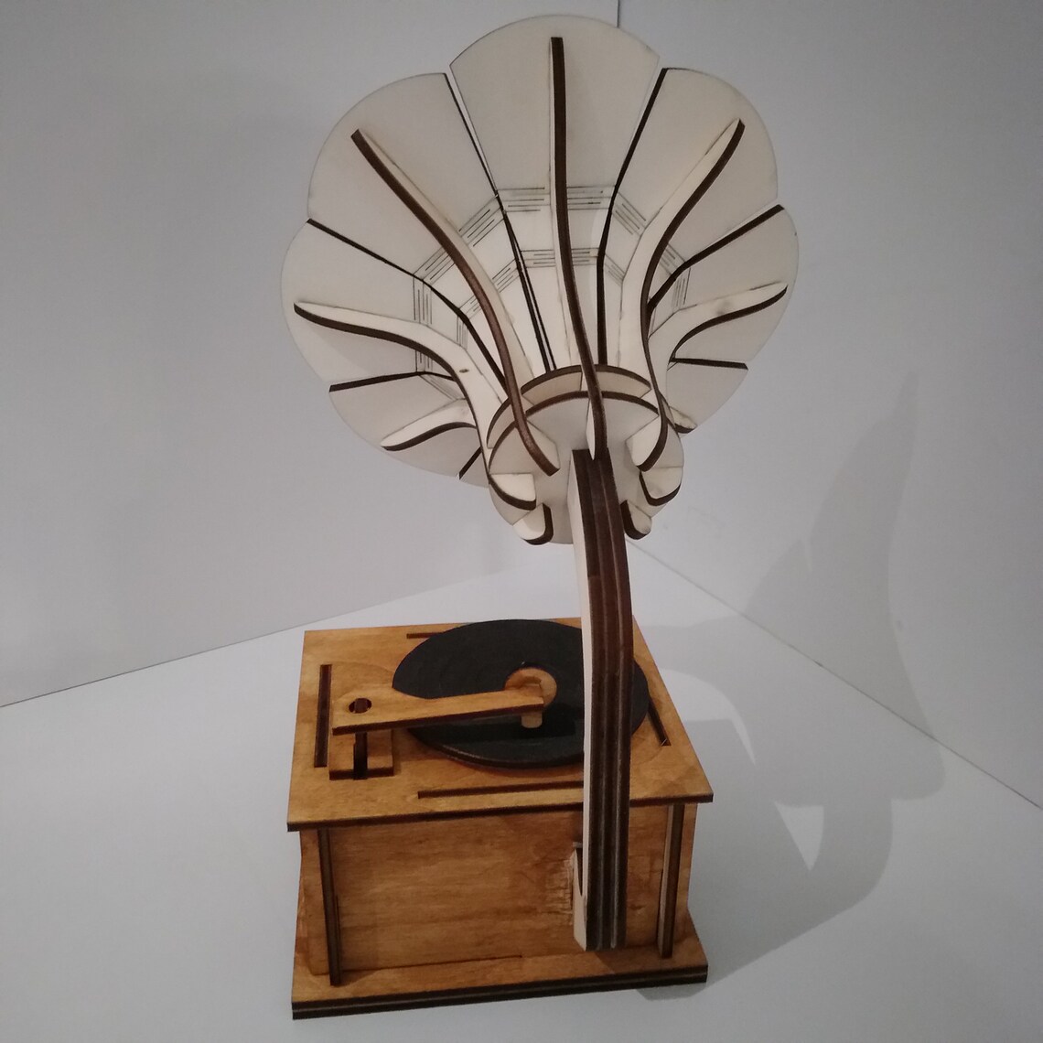 Gramophone Laser Ready File Lbrn Svg Ai Dfx Formats Included | Etsy