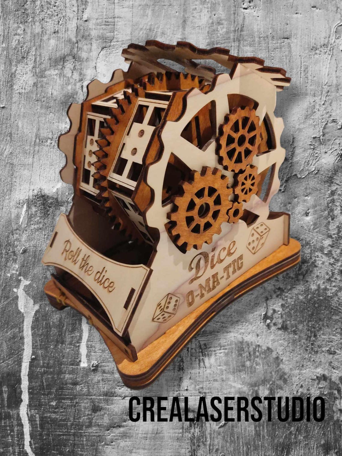 Dice O-MA-TIC Laser Cut Files / Download / Mechanical / Lbrn Svg Ai Dfx ...