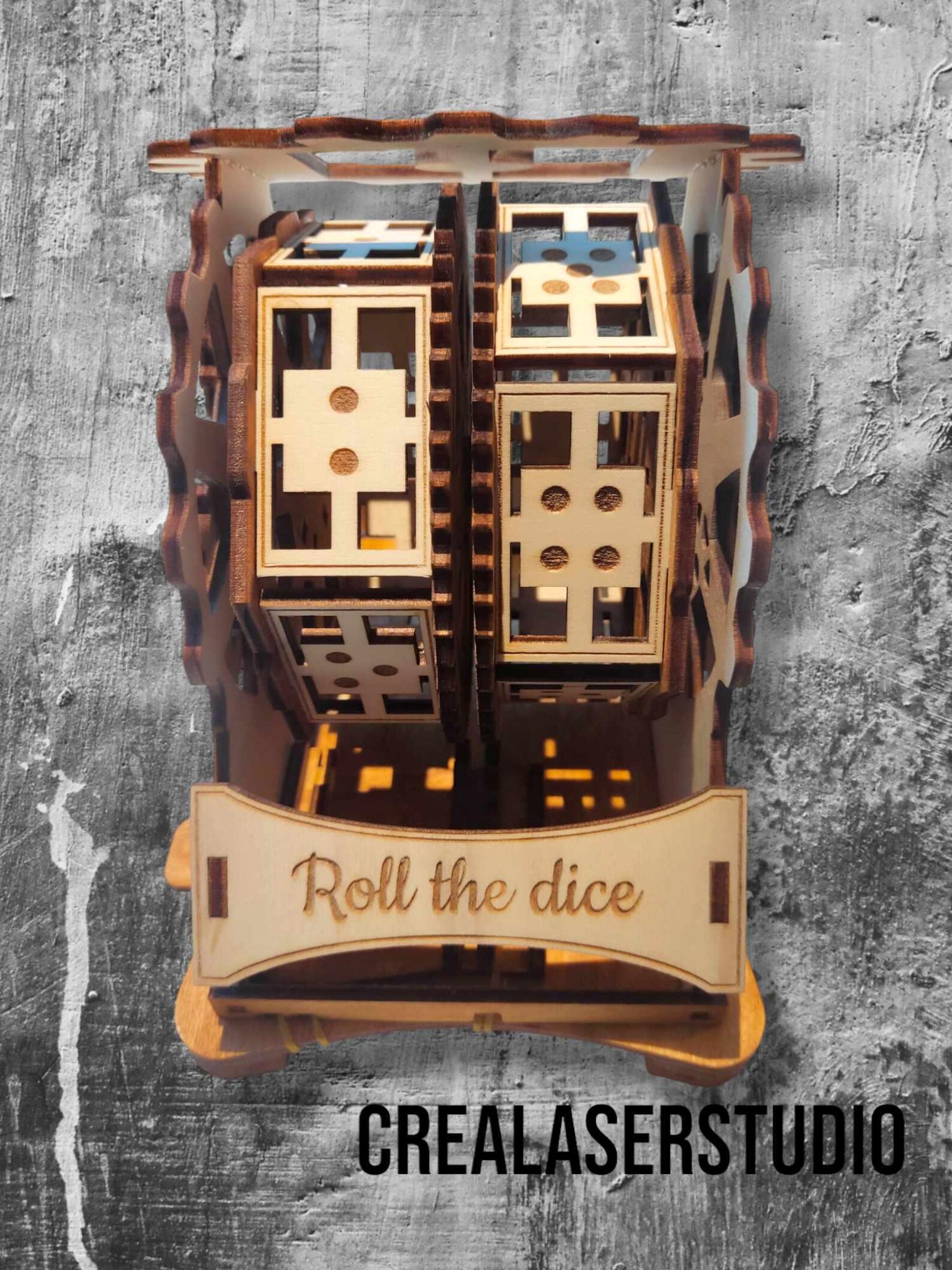 Dice O-MA-TIC Laser Cut Files / Download / Mechanical / Lbrn Svg Ai Dfx ...