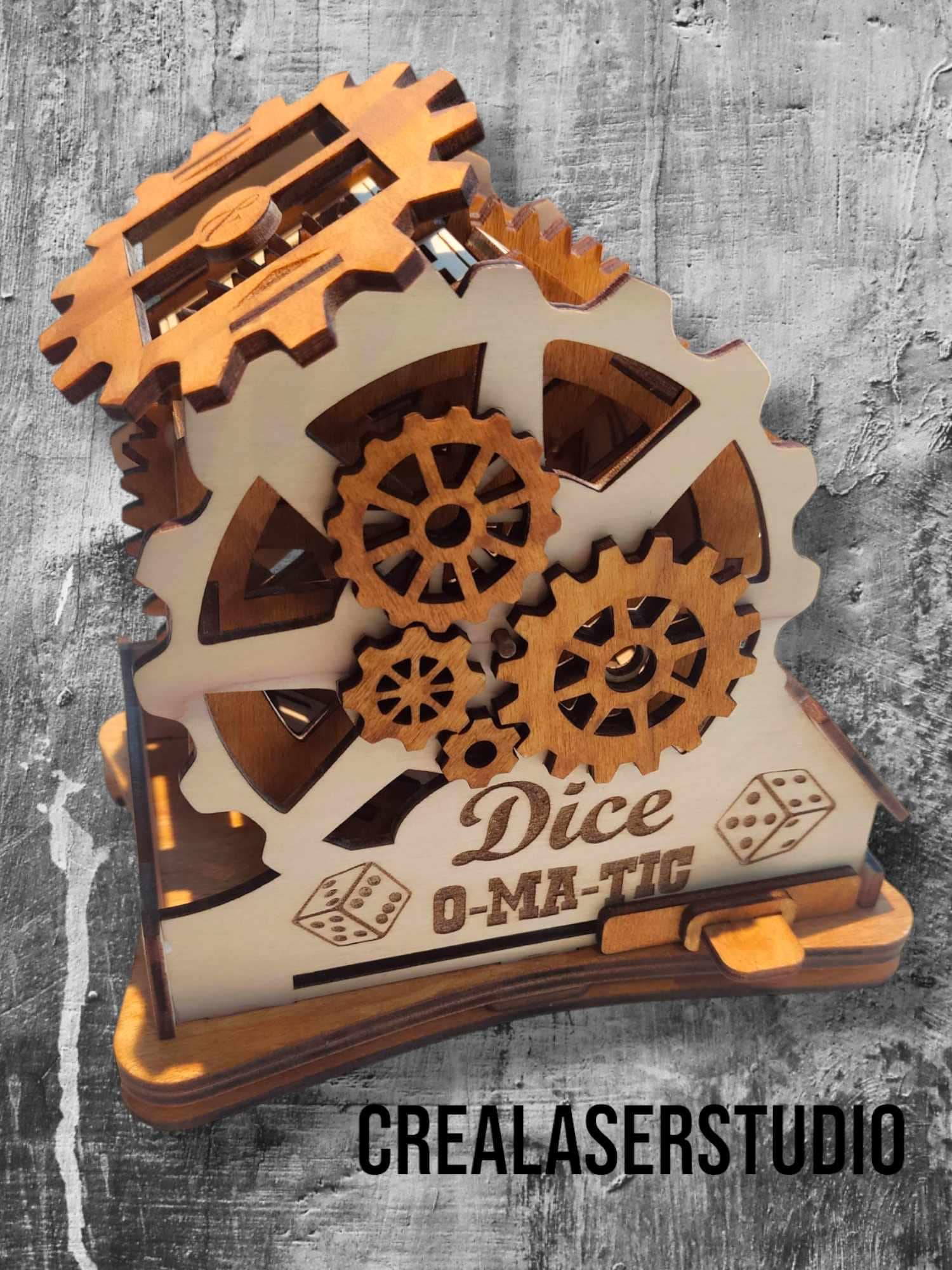 Dice O-MA-TIC Laser Cut Files / Download / Mechanical / Lbrn Svg Ai Dfx ...