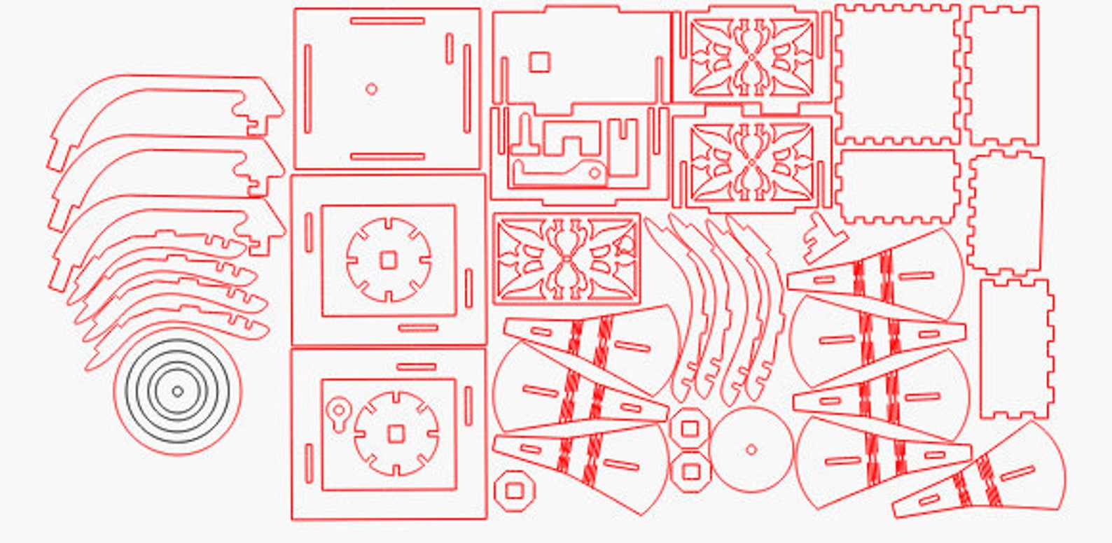 Gramophone Laser Ready File Lbrn Svg Ai Dfx Formats Included | Etsy