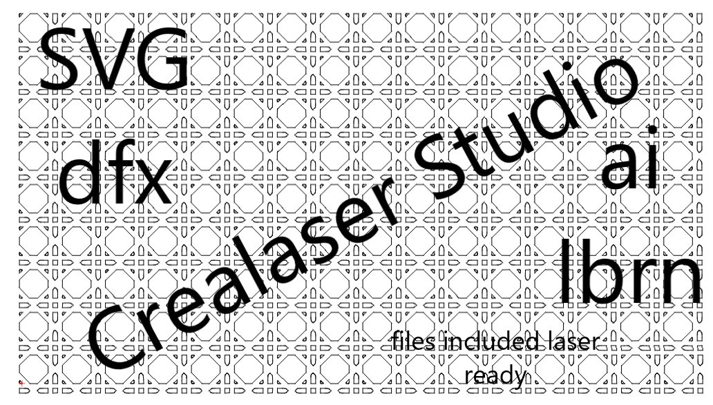 Rattan Pattern File Laser Ready Svg Dfx Lbrn Ai Files Included - Etsy