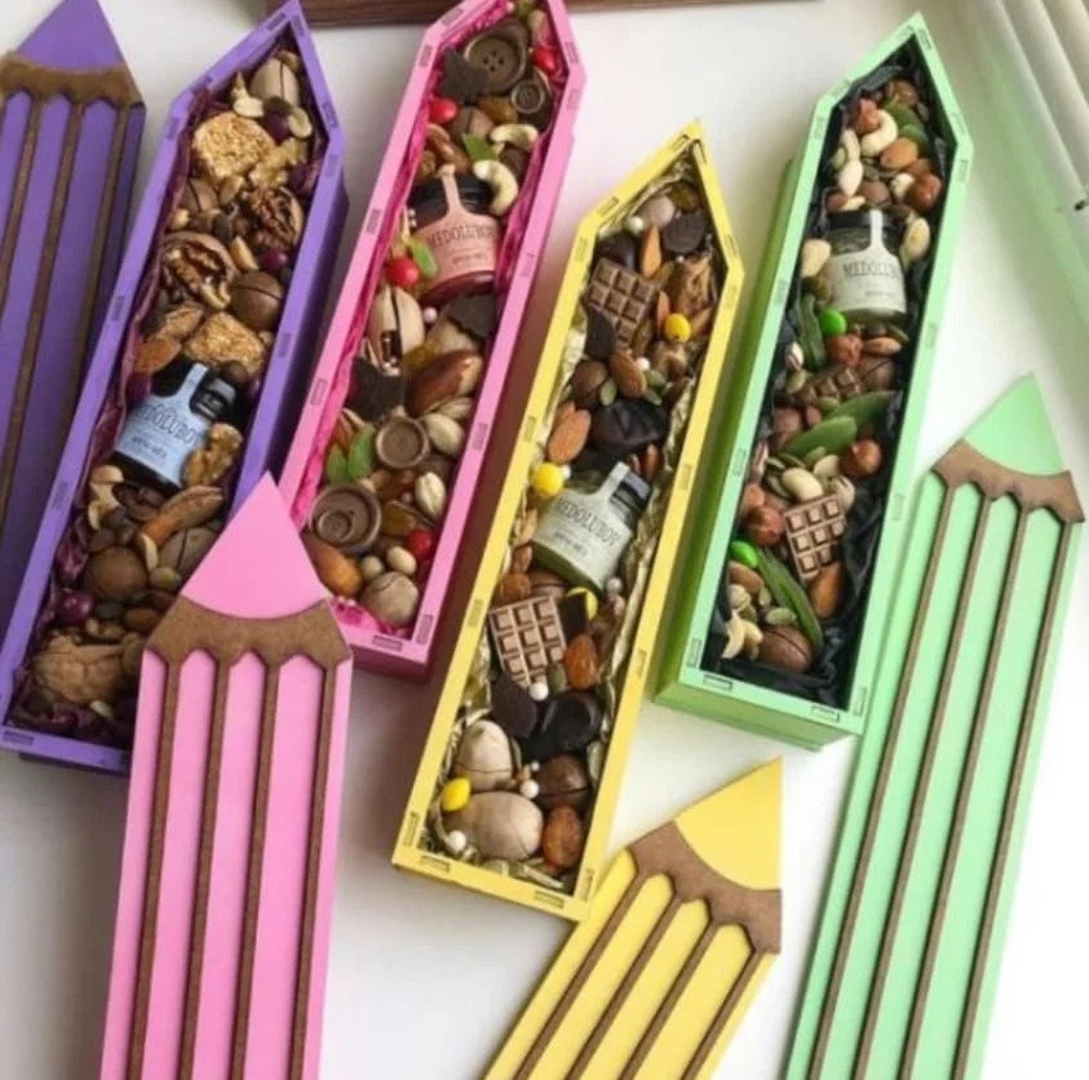 Laser Cut Pencil Case / Gift Box 3mm/4mm Lbrn Dfx Svg Ai Files - Etsy