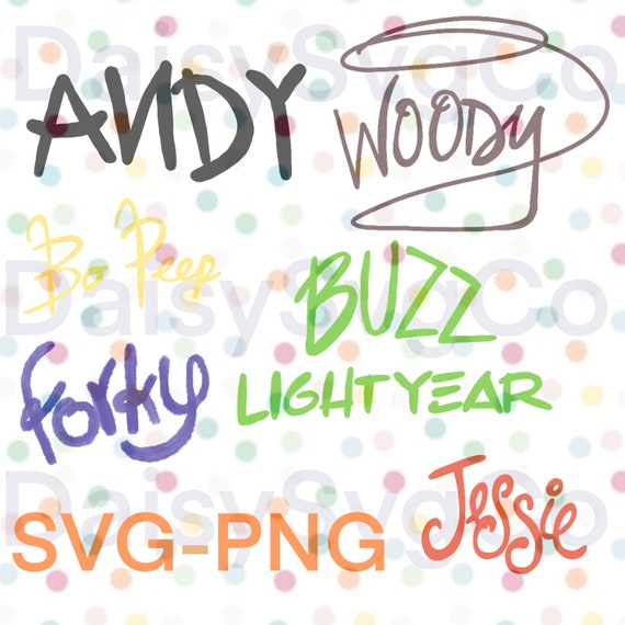 Andy Toy Story Signature
