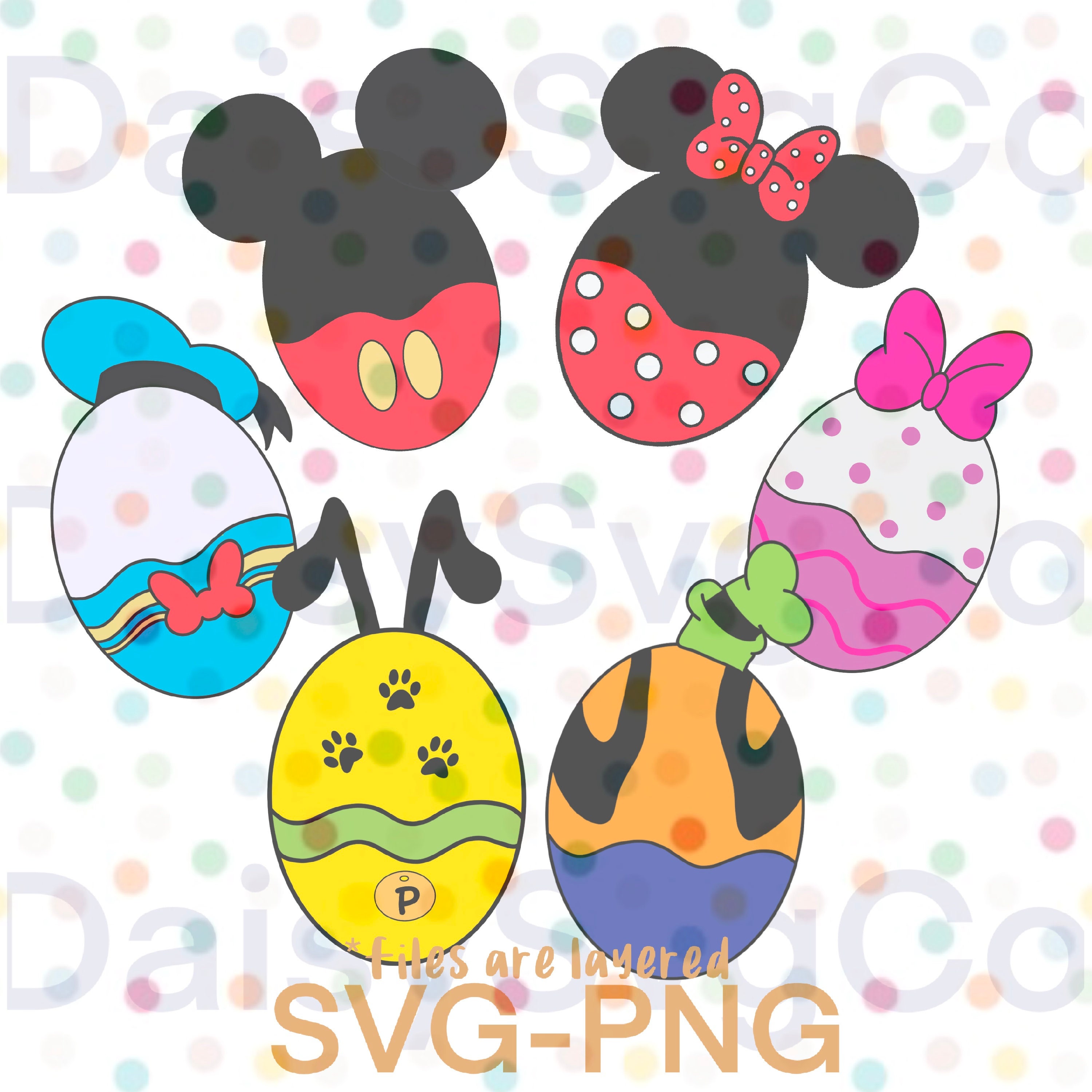 Mickey Mouse Easter Eggs