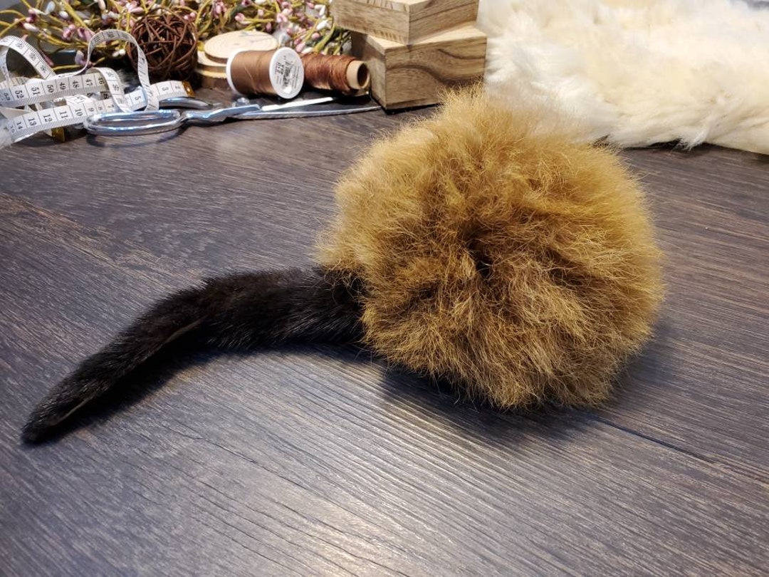 Luxurious Alpaca Fur Ball With Beautiful Mink Tail. Handmade, All ...