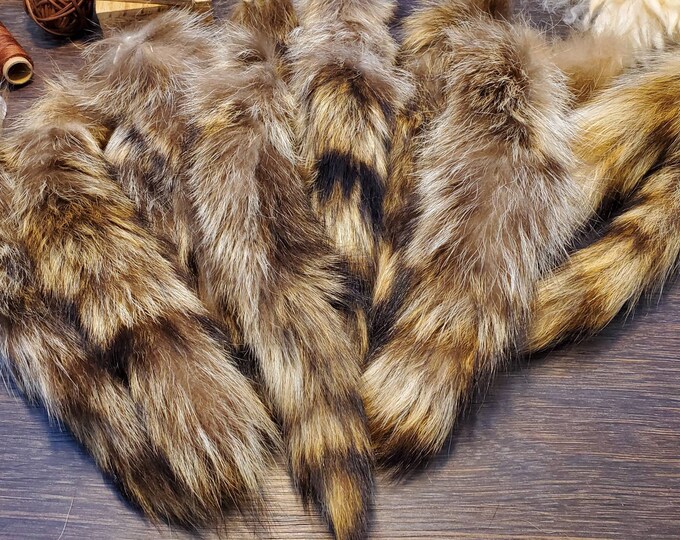 Raccoon Tails, Real Fur, Second Choice, Two Tails Included, Cat Toys ...
