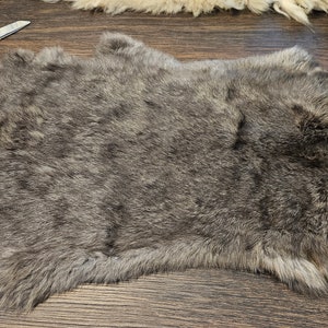 Beautiful Dark Color Rabbit Fur, Skin, Hide, Very Soft, All Natural ...