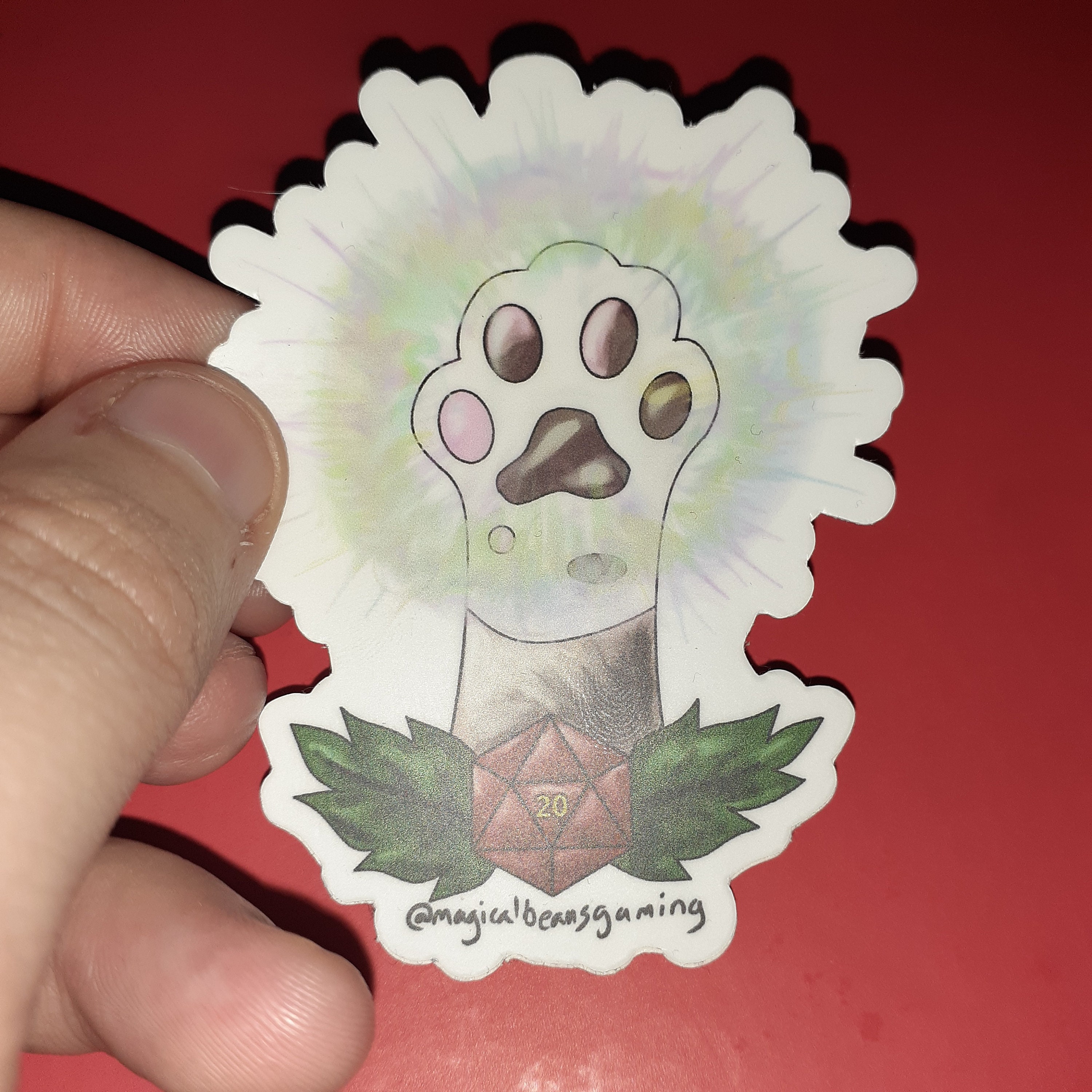 Magic Toe Beans Sticker - Etsy