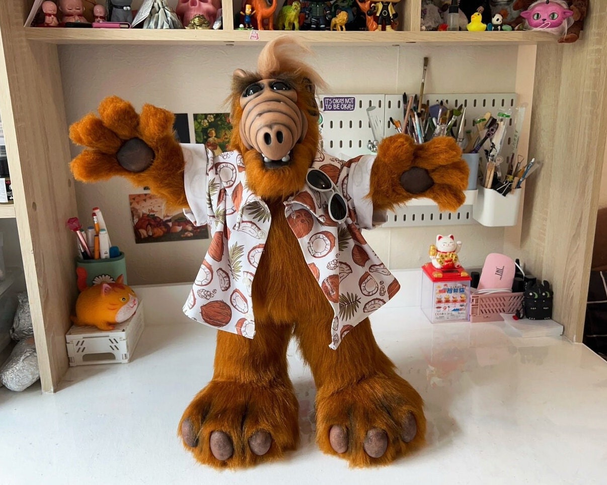 ALF Toy TO ORDER Alf Stuffed Animal Vintage Alf Alf Replica Dolls Alf ...