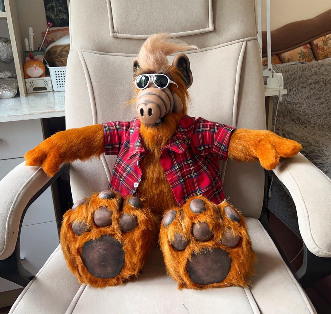 ALF Toy TO ORDER Alf Stuffed Animal Vintage Alf Alf Replica Dolls Alf ...