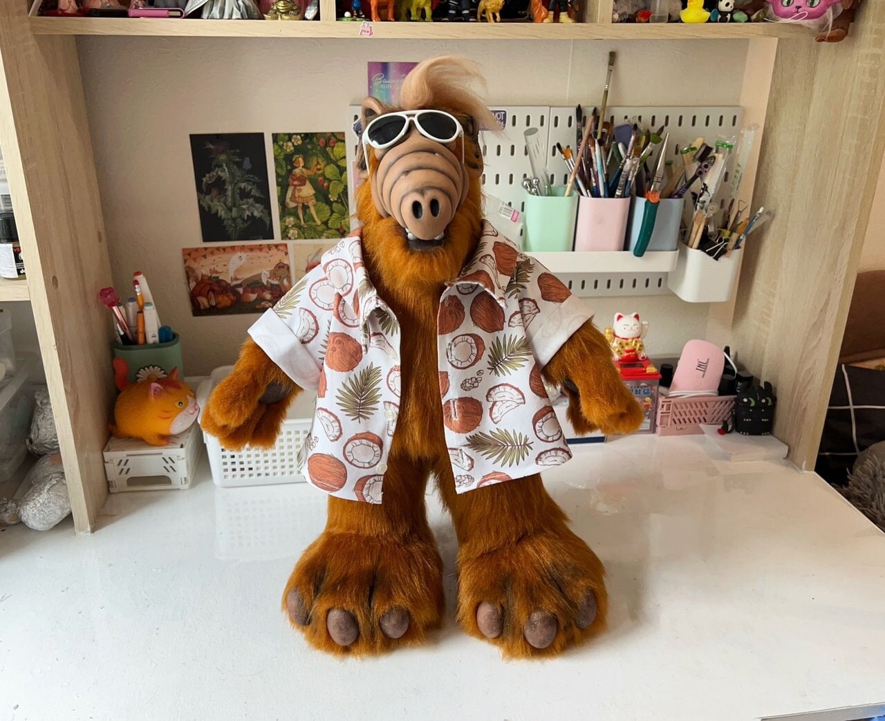 ALF Toy TO ORDER Alf Stuffed Animal Vintage Alf Alf Replica Dolls Alf ...