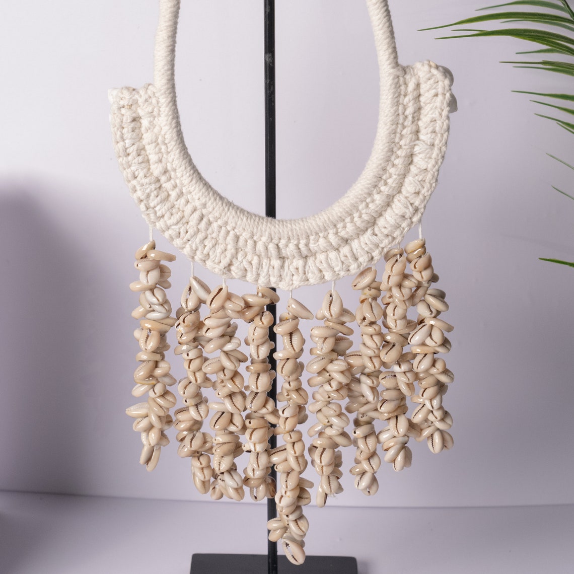 Cowrie Shells & Beads Decor / Sea Shell Decor / Coastal Decor / Sea ...