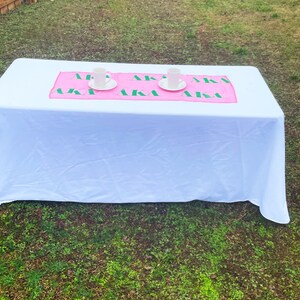 AKA Alpha Kappa Alpha Chiffon Table Toppers Decoration for Dinner ...
