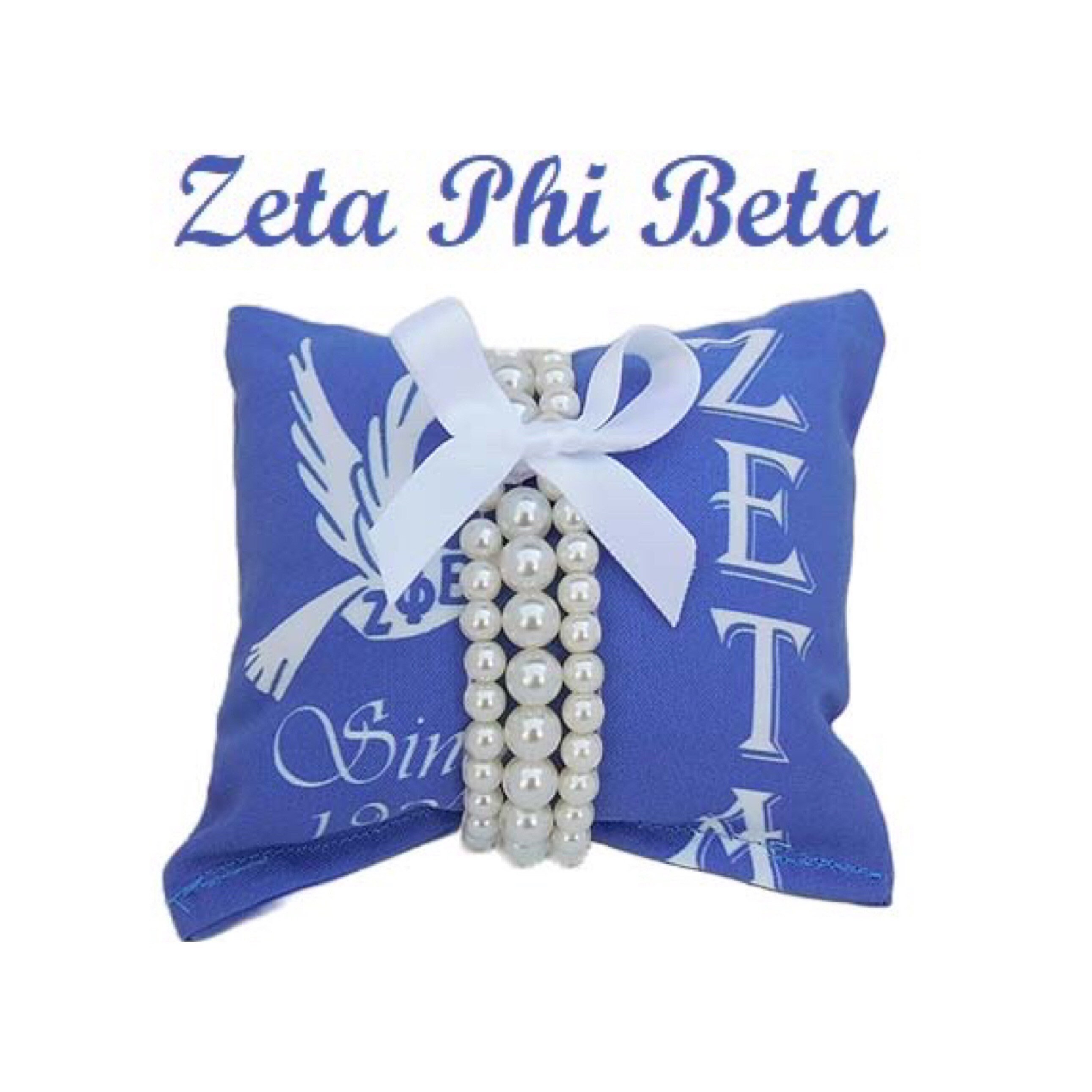 Zeta Phi Beta Sorority Gifts Playing Cards, 4in. Jewelry Pillow ...