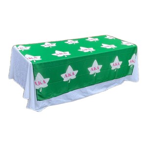AKA Alpha Kappa Alpha Chiffon Table Toppers Decoration for Dinner ...