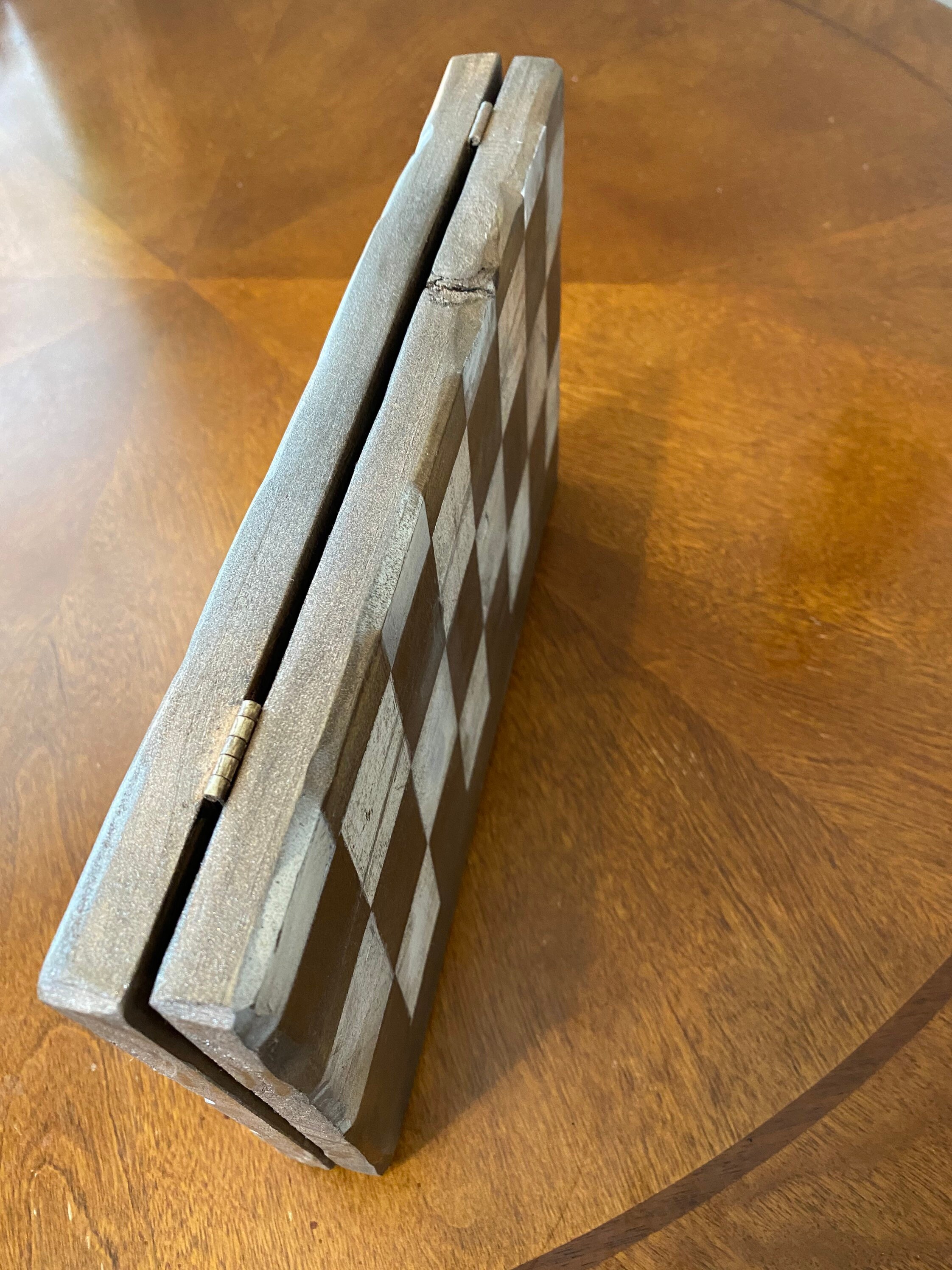 Hand Made Checkers and Board - Etsy