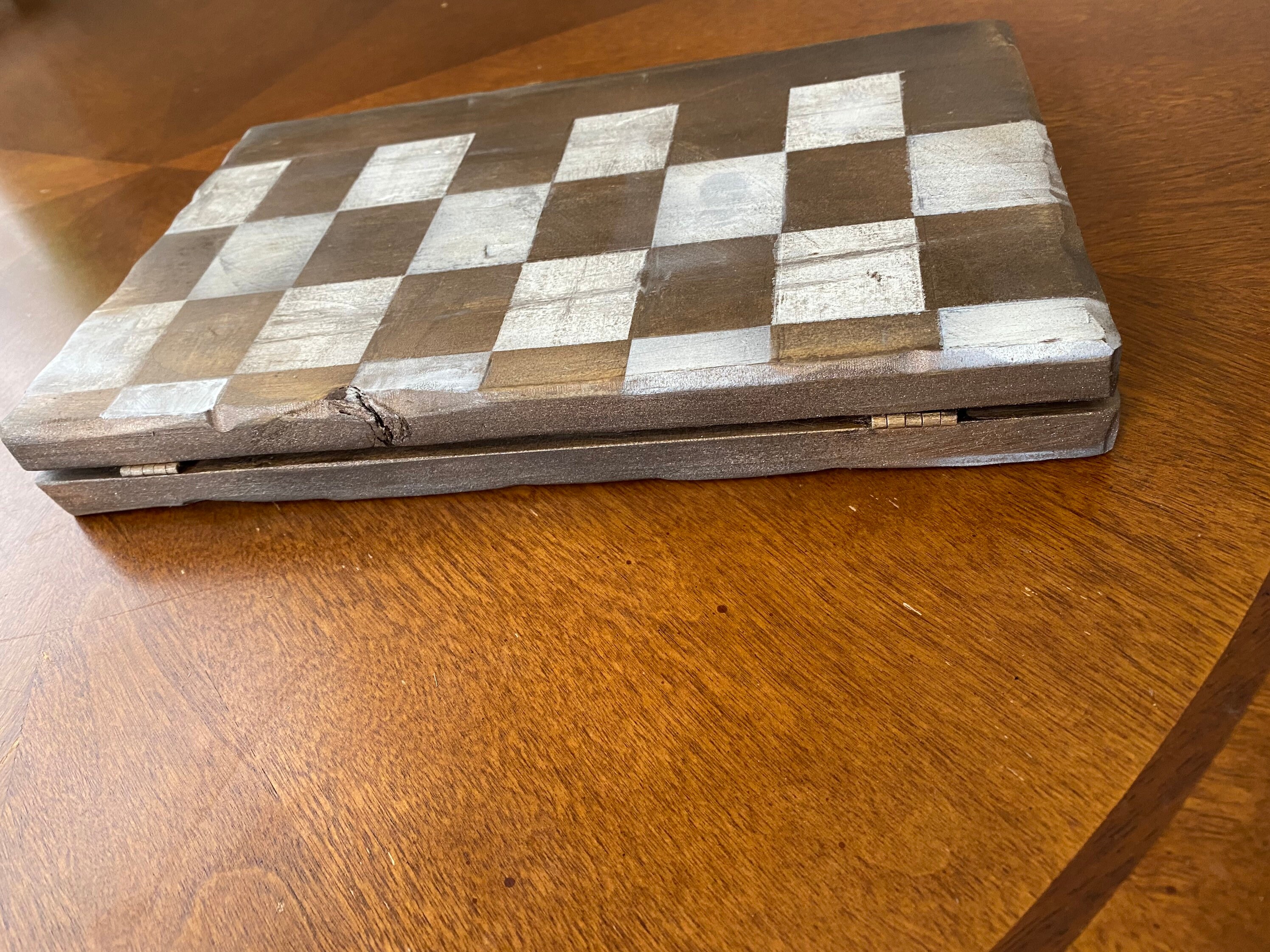 Hand Made Checkers and Board - Etsy