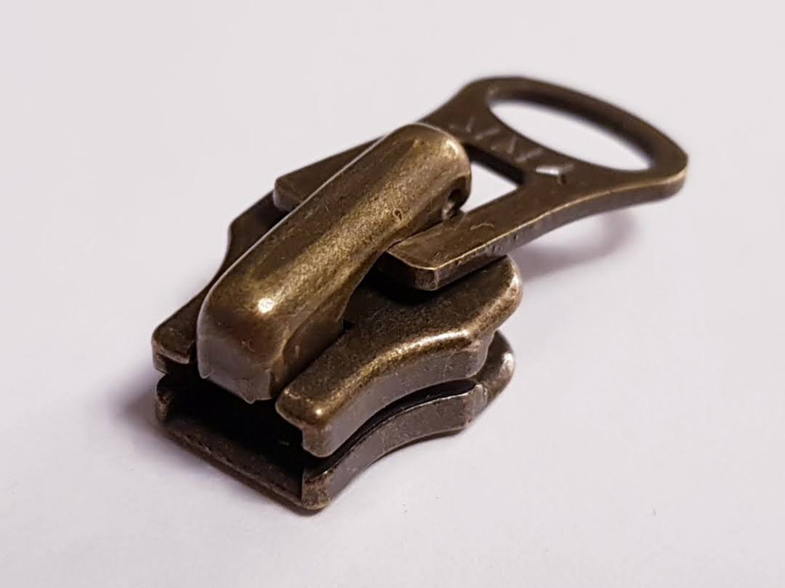 YKK No-8 Antique Gold Vintage Zip Slider/Runner/Puller Metal | Etsy