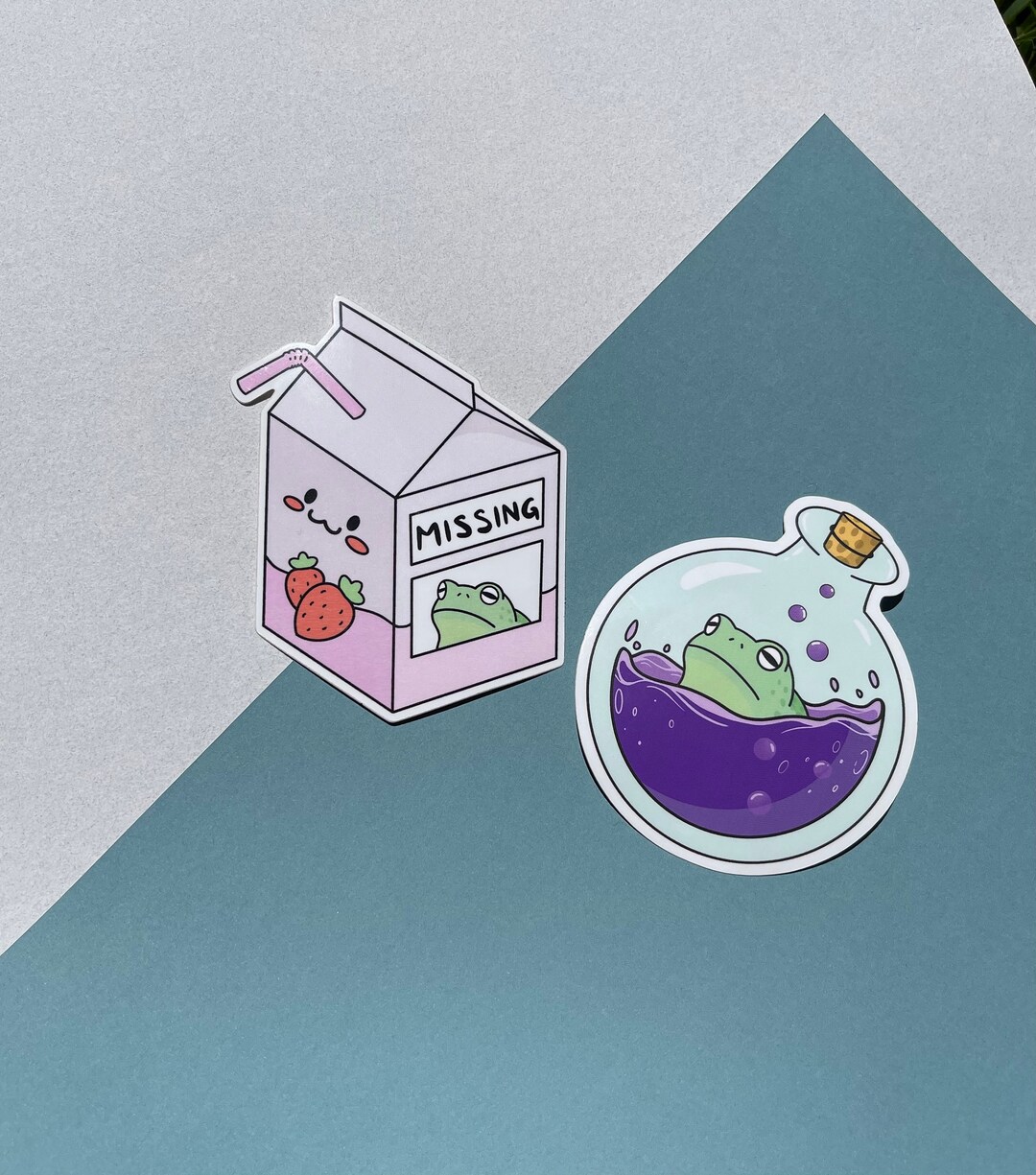 Frog Sticker Pack - Frog in a Bottle Vinyl Sticker - Missing Frog Milk ...