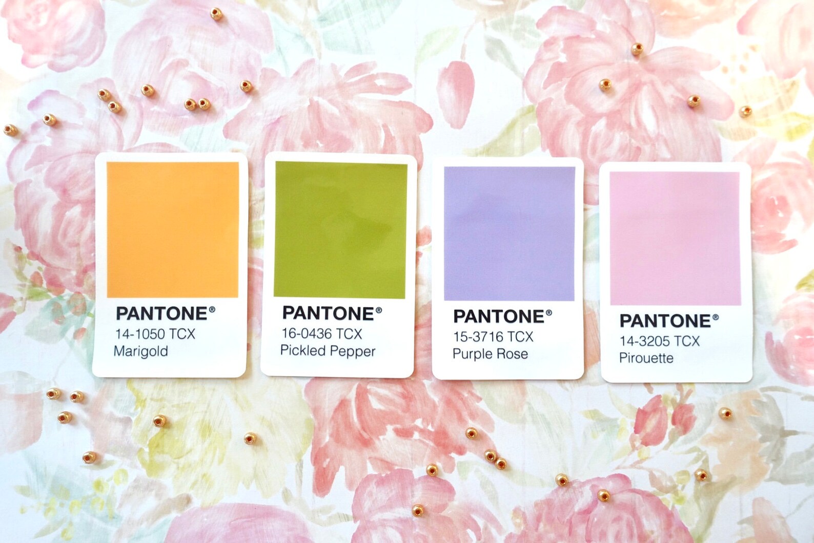 Pantone Color Swatches Summer | Etsy