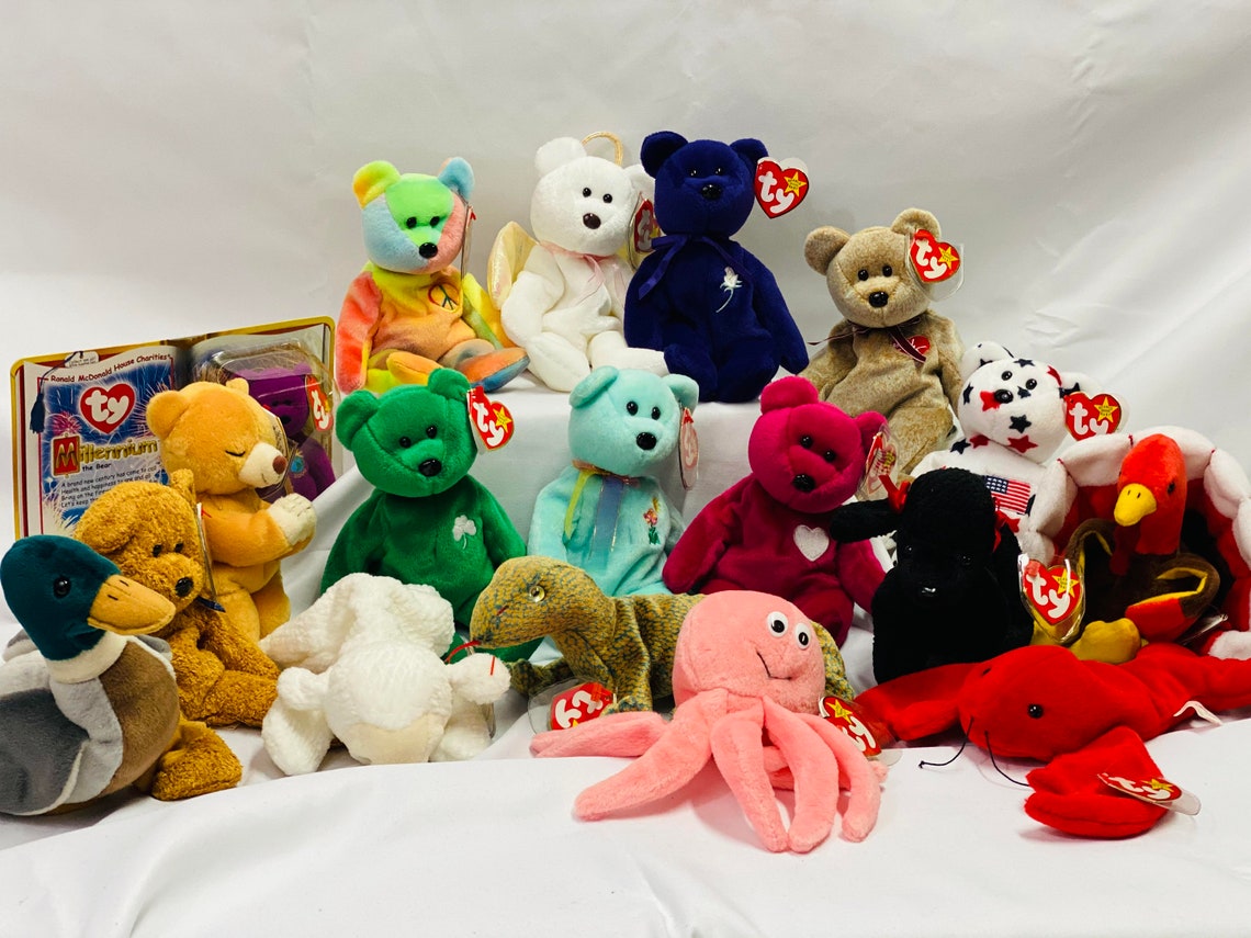 RARE Beanie Babies Collection - Etsy