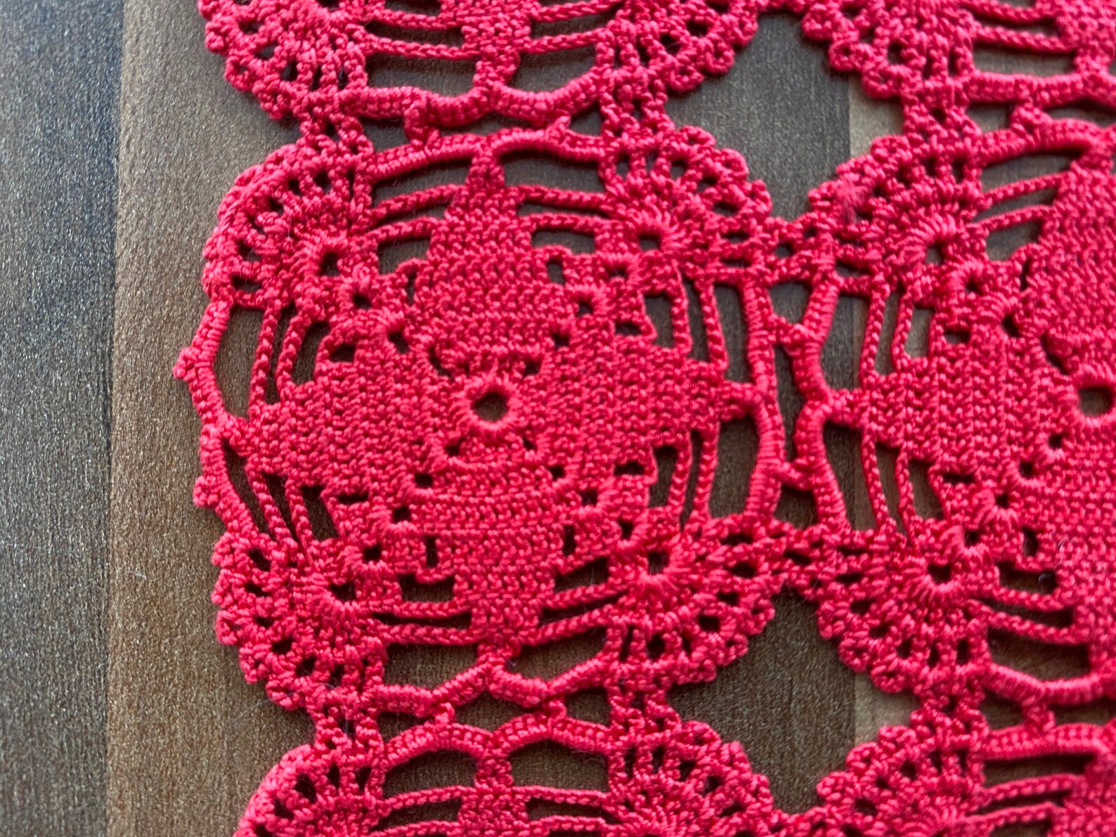 Set of Hand Knitted Lace Coffee Table or Tablecloth With - Etsy