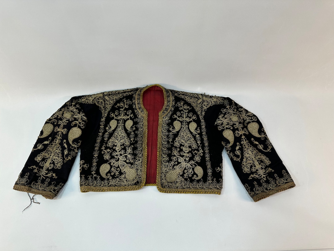 19. a Special Ottoman Jacket Worn in the Century, Antique Vintage ...