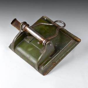 Rare Antique Cast Iron Paper Hole Punch Old Perforator Working Made in ...
