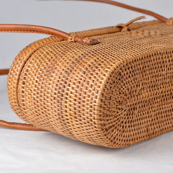 Vintage Southeast Asian Tropical Style Rattan Weaving… - Gem