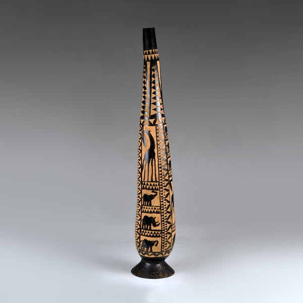African Tribal Vase - Etsy