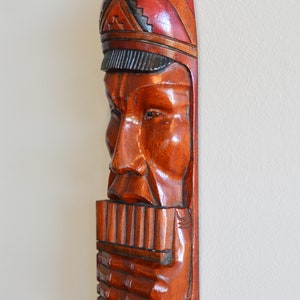 Vintage Inca Civilization Bolivian Folk Art Hand Carved Wood Sculpture ...
