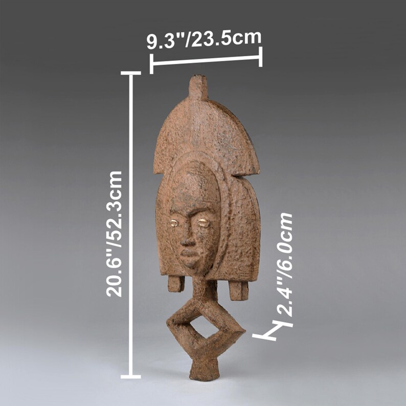 Vintage Gabon Kota Mbulu Ngulu Reliquary Figure: West African Tribal ...