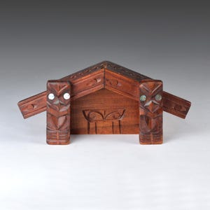 Vintage Oceania Pacific Island Polynesian Tribal Art Handmade Maori ...